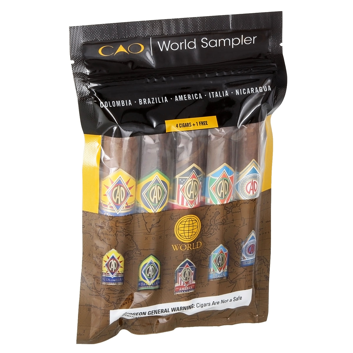 Cao World Sampler 5 Pack – Pyramid Cigars