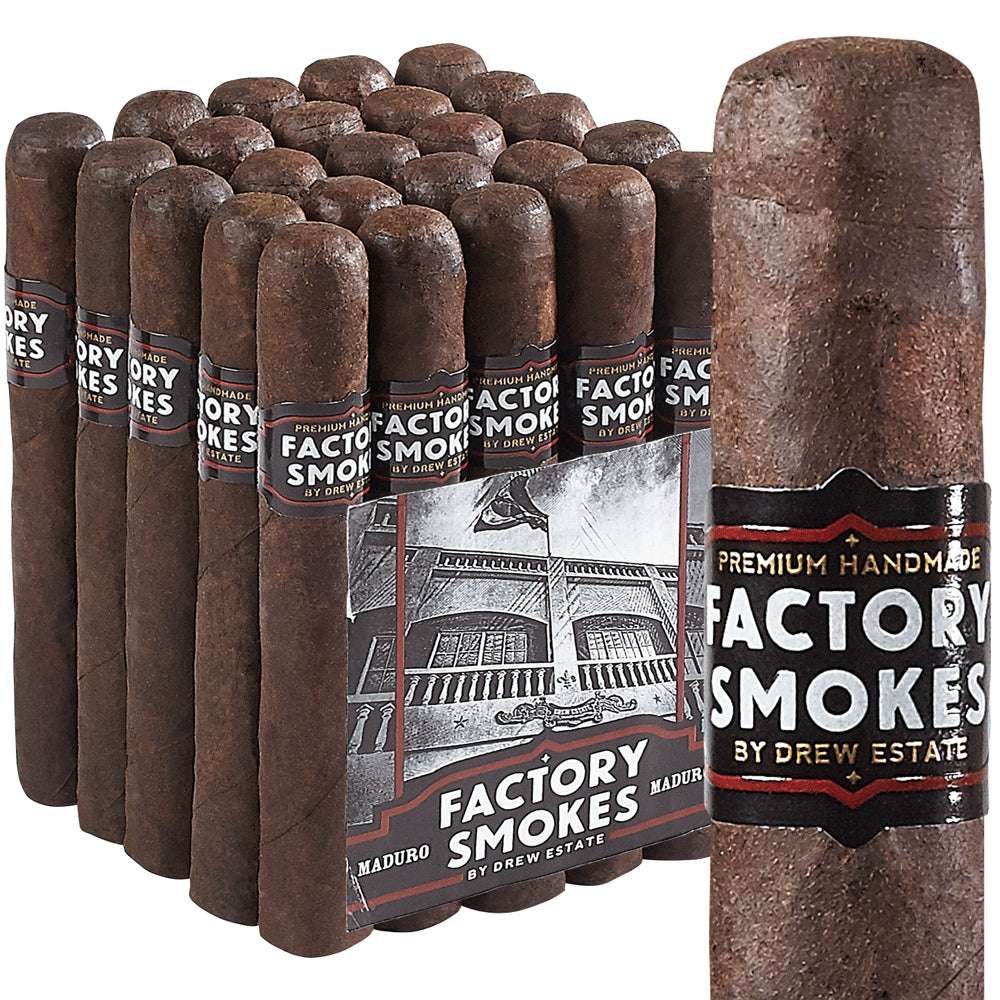 Drew Estate Factory Smokes Maduro Toro – Pyramid Cigars