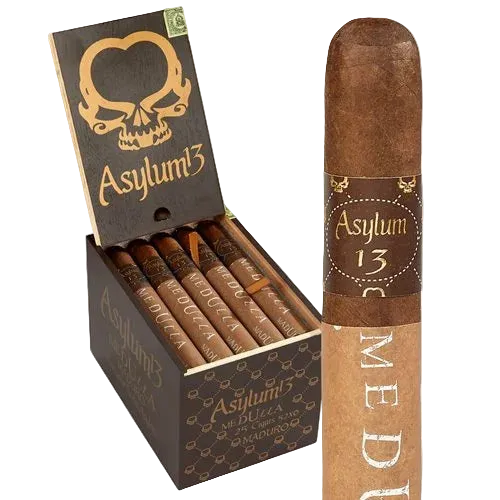 Asylum 13 Medulla Maduro 550 (5.0" x 50) – Pyramid Cigars